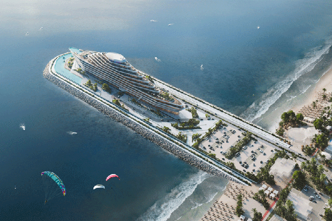Caspian Dream Liner Sea Breeze Resort | CASPIAN GEOMATICS